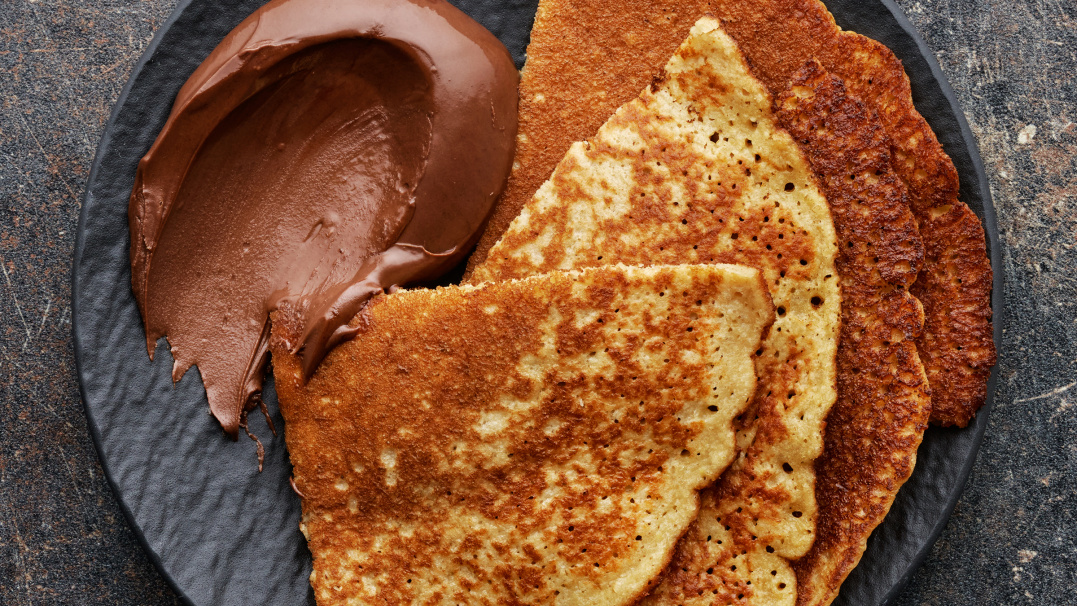 Amerikanska pannkakor med Nutella - Färdiga maten